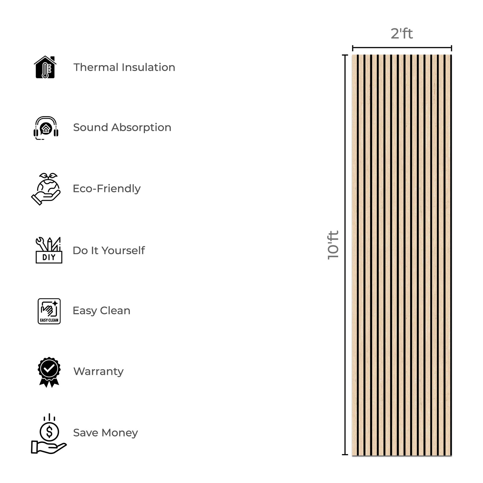 Refreshing Oak Harmony Wood-T55 Acoustic Wood Wall Panels